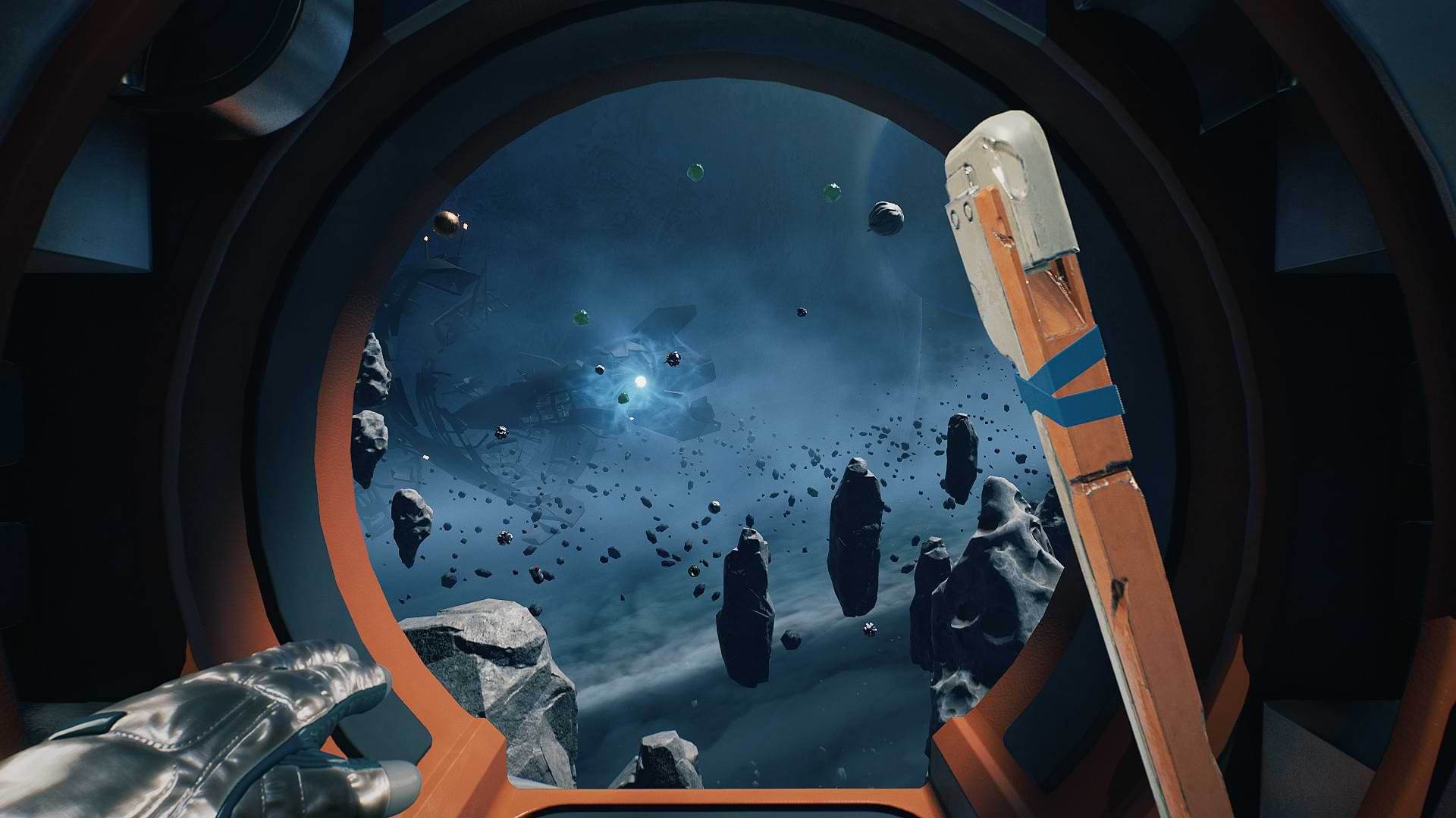 Breathedge Review (PC) - Space Farce - Finger Guns