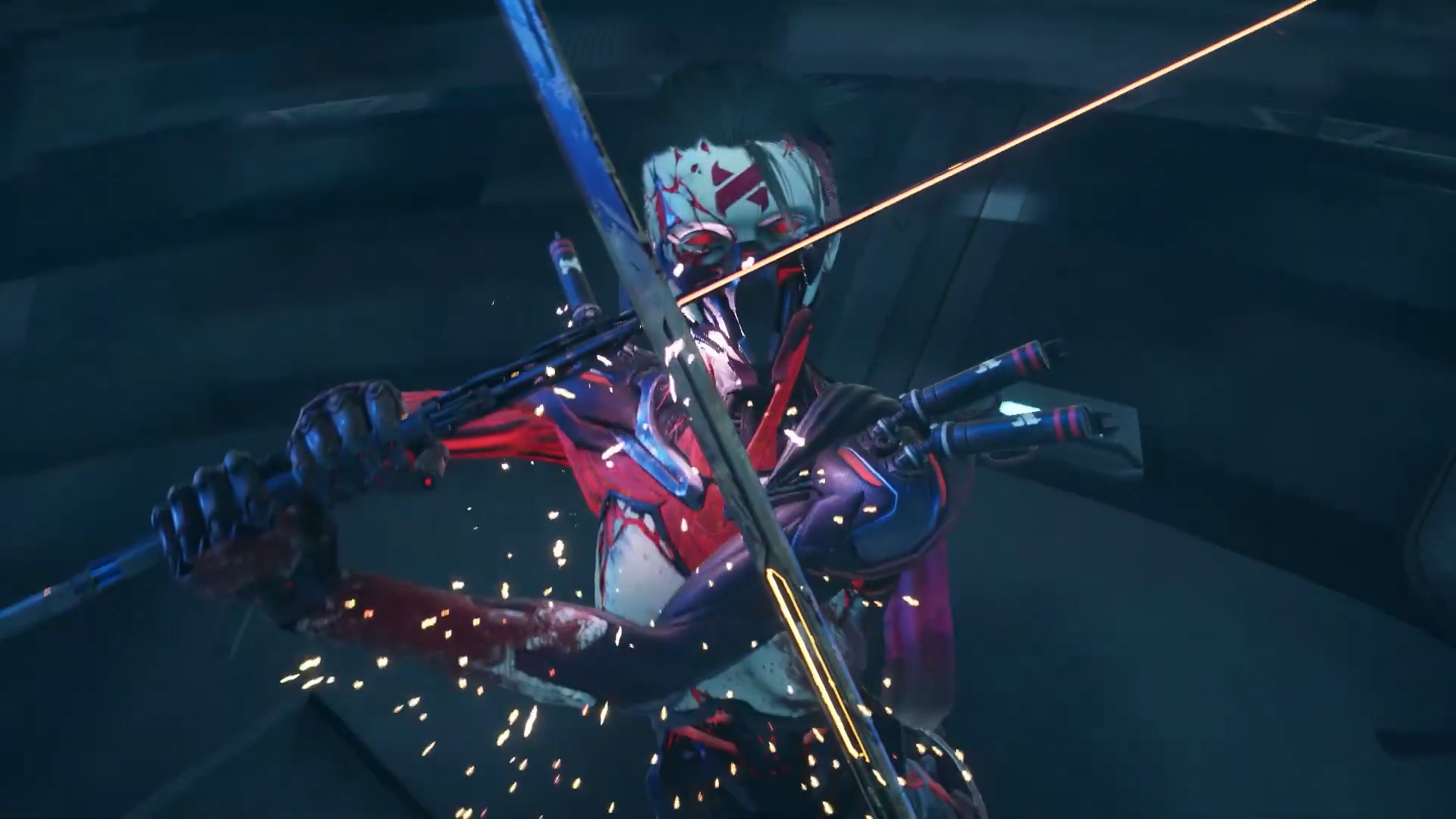 Ghostrunner Review (PS5) - Blade Wallrunner - Finger Guns