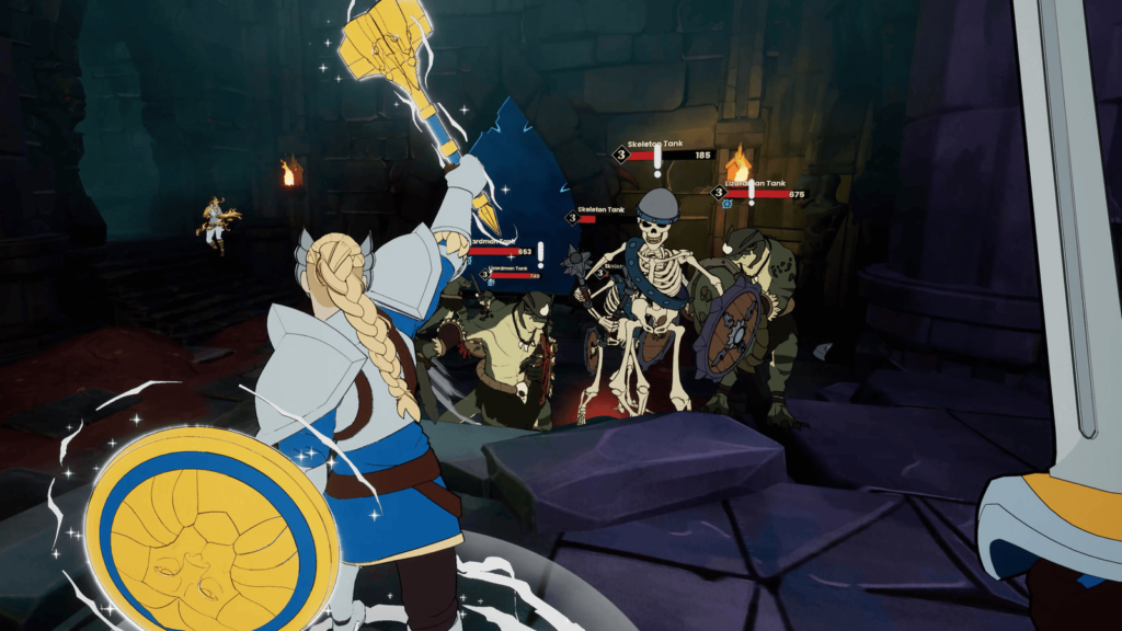 MythForce Review (PS5) - Swing And A Myth - Finger Guns