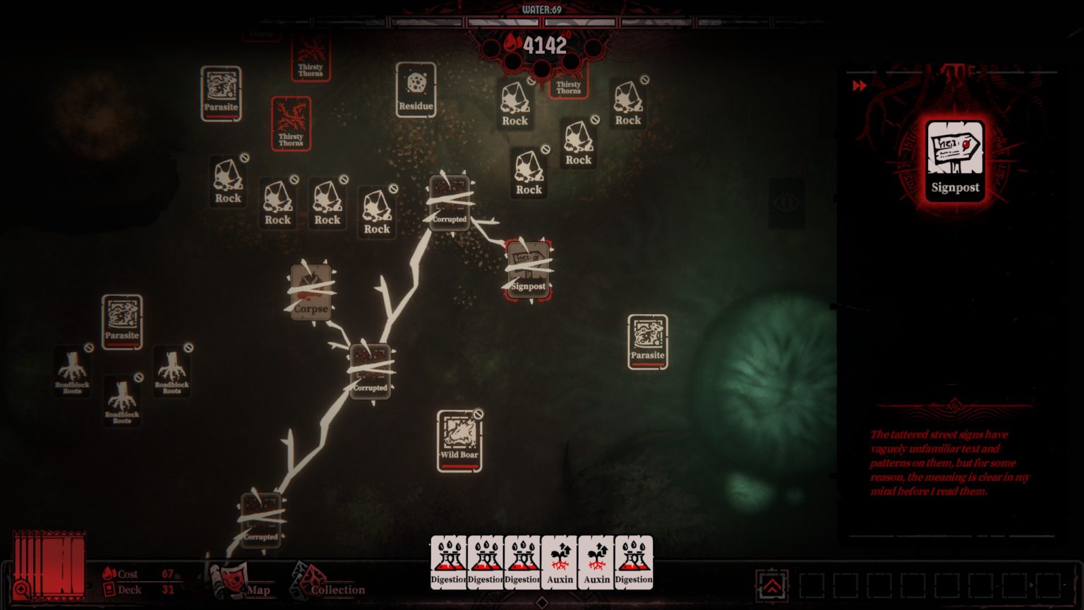 Roots Devour Review (PC) - Madness Spreads - Finger Guns